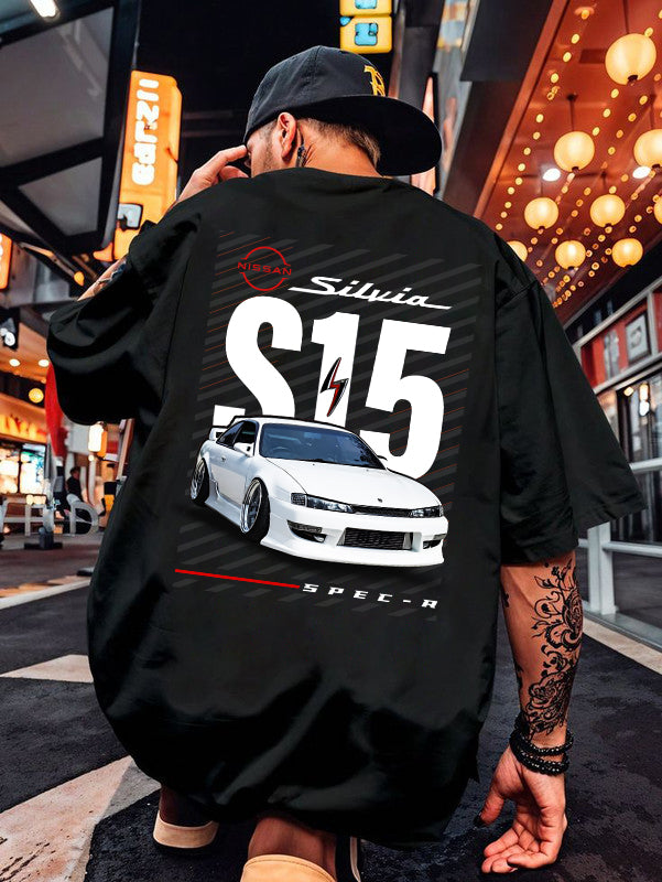 S15 Nissan Silvia R SPEC white Adults tshirt – Shawshank Clothing