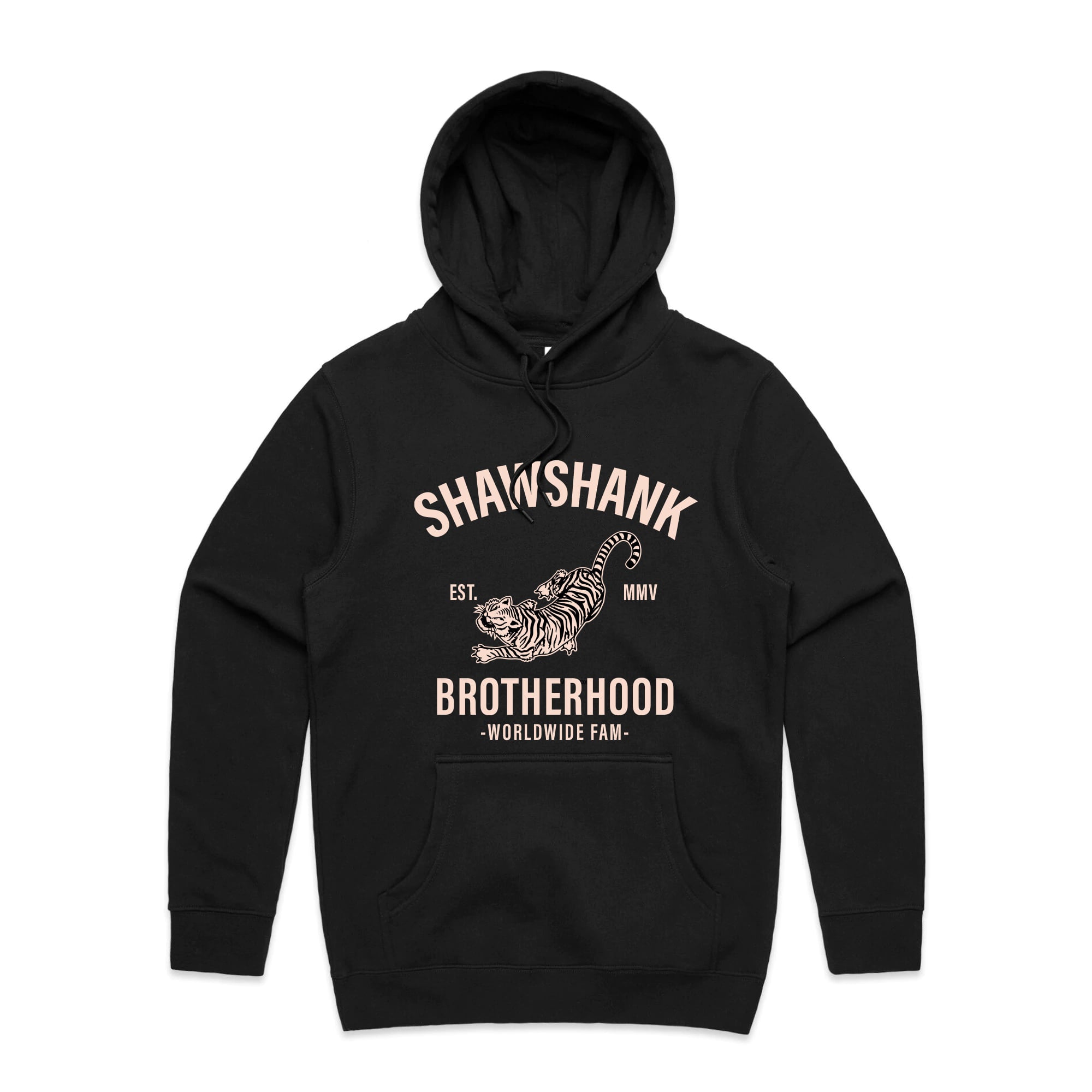 Men's ''Shawshank brotherhood'' Print Hoodie. – Shawshank Clothing